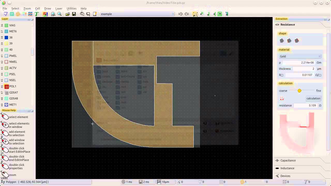 resistance calculation of an arbitrary polygon - YouTube