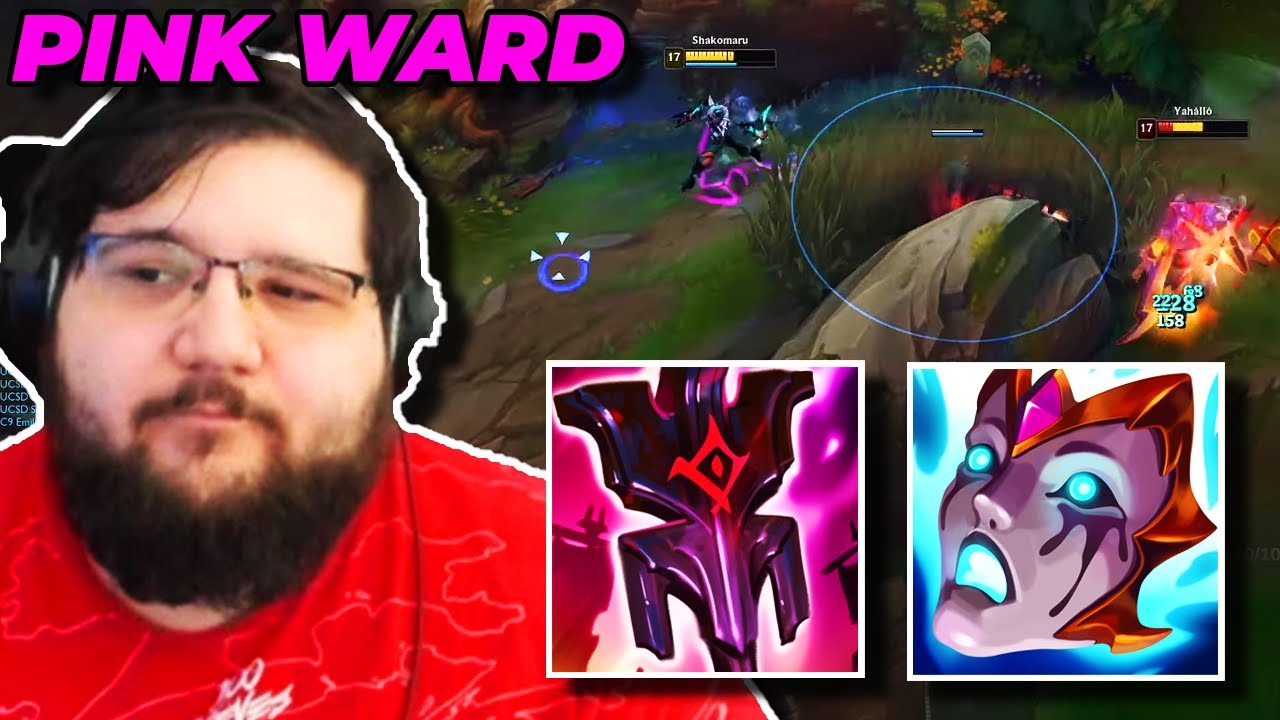 How Pink ward became 500 IQ with his new AP SHACO BUILD (500 IQ PLAYS ...
