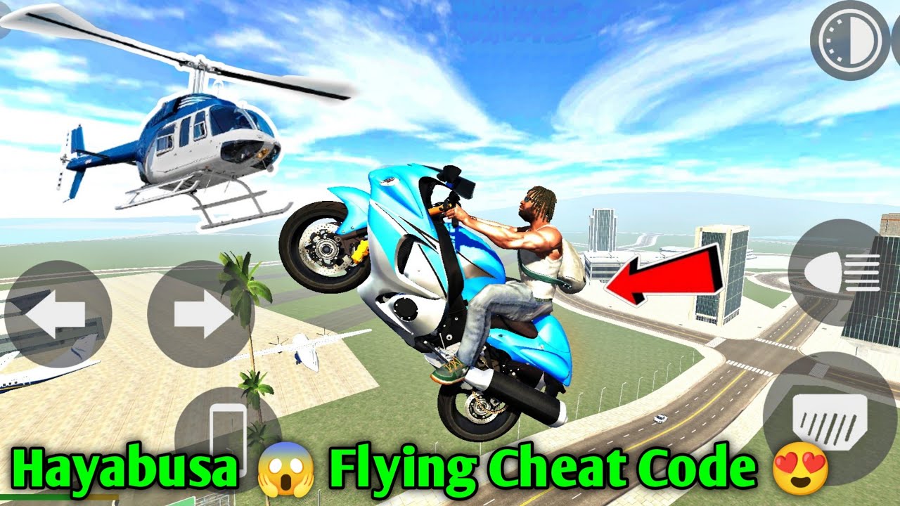 All Cheat Codes 2023 | Hayabusa Flying cheat code | Indian Bike Driving 3d @SankiBoy127 👆 - YouTube