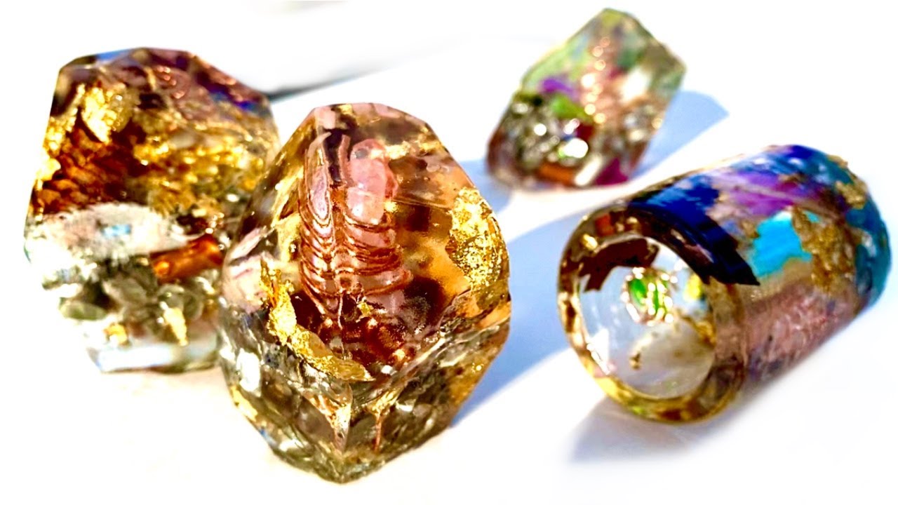 How to Make Orgonite Resin Crystals│Chakra Minerals - YouTube
