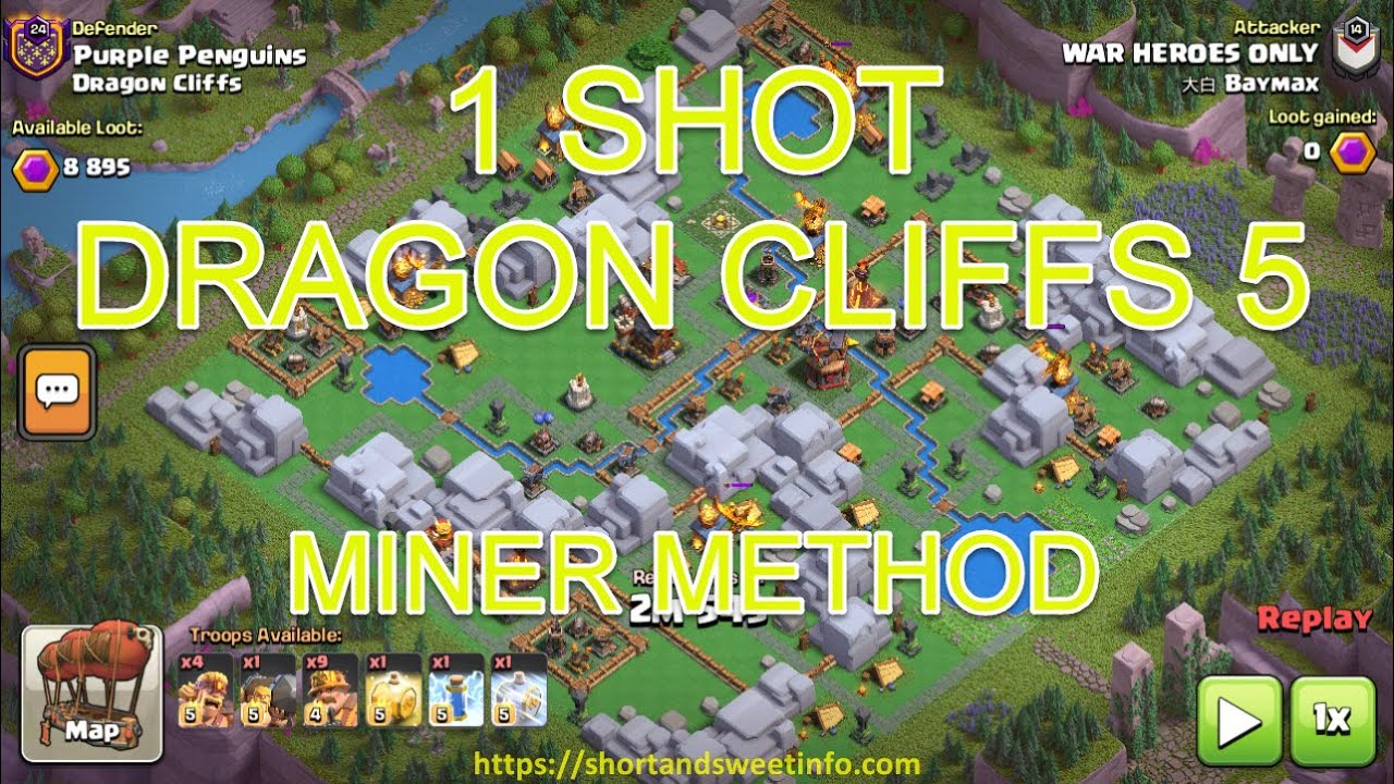 1 SHOT Dragon Cliffs Level 5 default [MINERS] - YouTube
