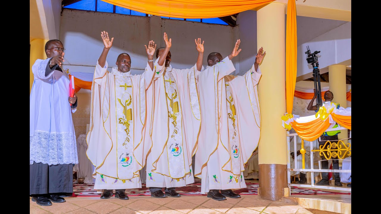 JOY AS FR JOSHUA ONYONI/ FR EDWARD OMBOGA AND FR STEPHEN AMWAMA ARE ...