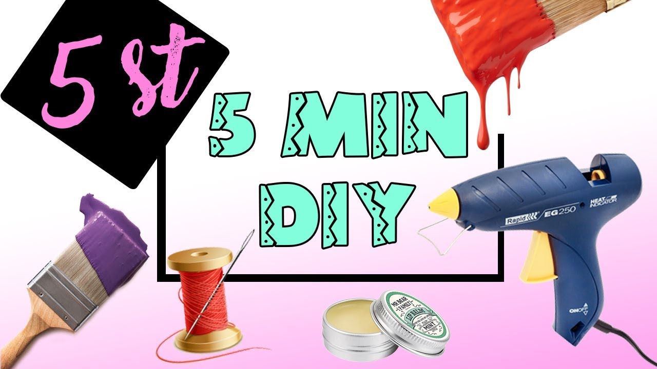 ⏱ 5 minuter DIY pyssel - YouTube