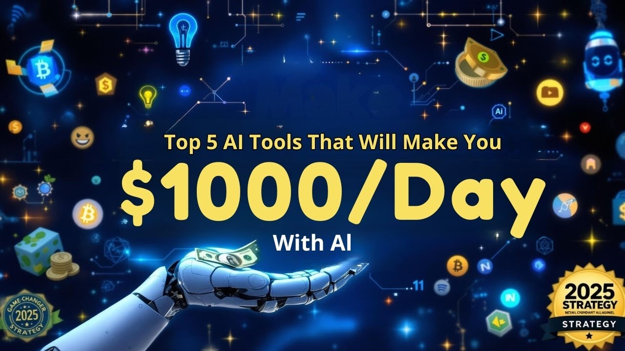 Top 5 AI Tools That Will make you 1000/Day - YouTube