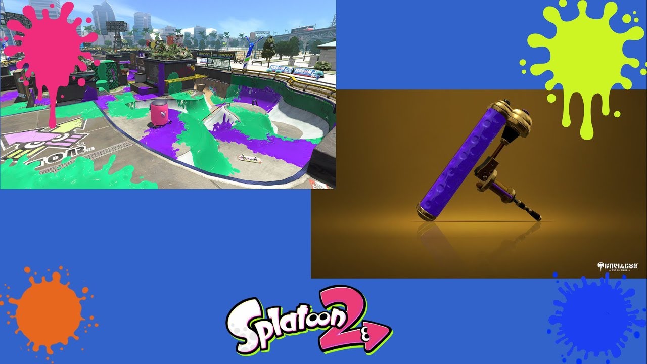 Splatoon 2 - Blackbelly Skatepark and Gold Dynamo Roller DLC Update ...