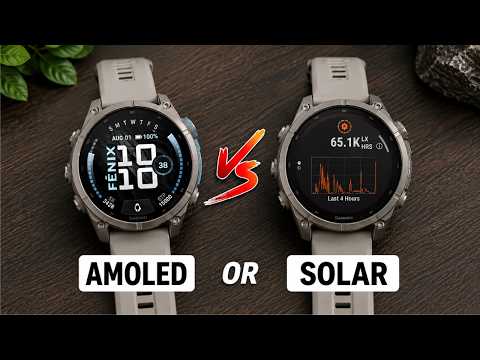 Garmin Fenix 9 AMOLED vs Fenix 9 Pro Solar