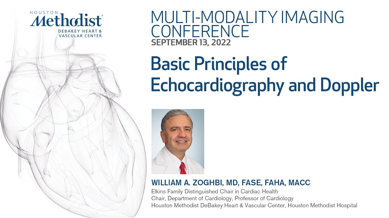 MULTIMODALITY CONFERENCE William Zoghbi, MD - Basic Principles of ...