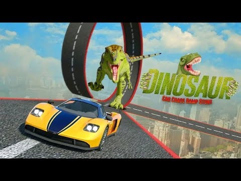 Dinosaur & Wild Animals Car Chase Ramp Stunt - Android Gameplay (Full ...