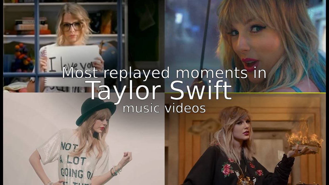 Most Replayed Moments in Taylor Swift Music Videos - YouTube