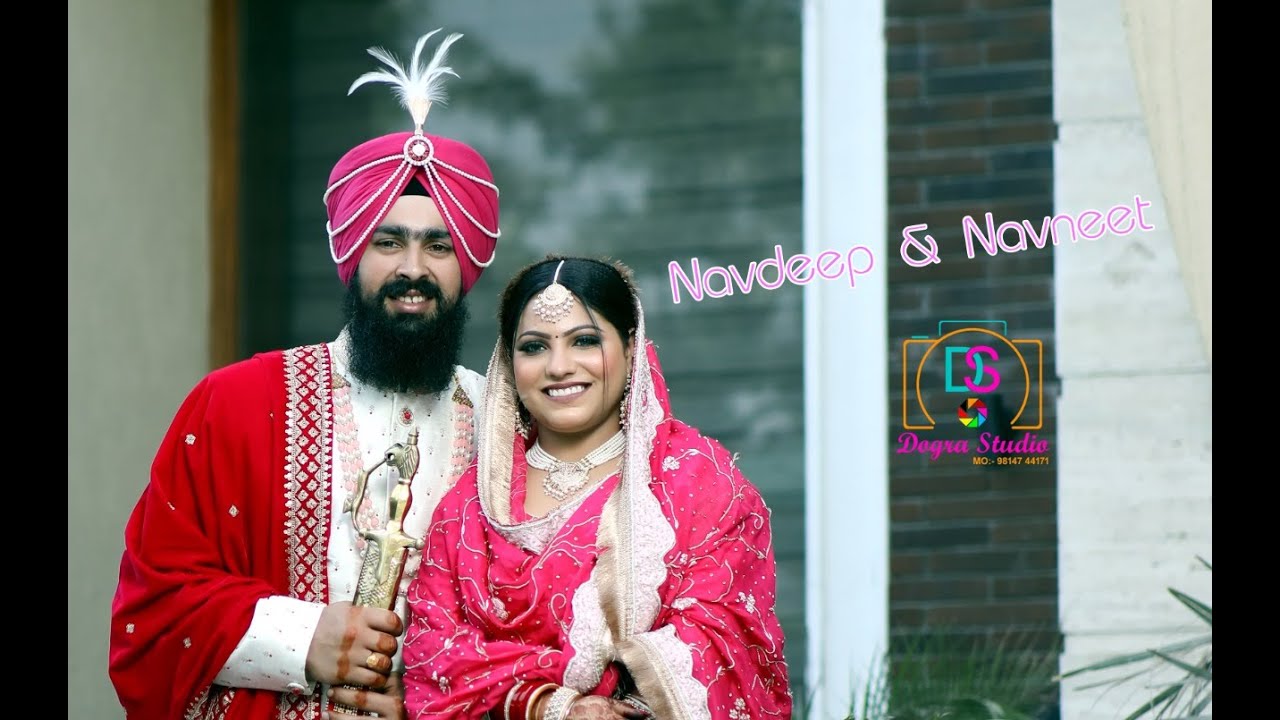 2022 Best Punjabi Wedding Highlights l Navdeep & Navneet l Dogra Studio ...