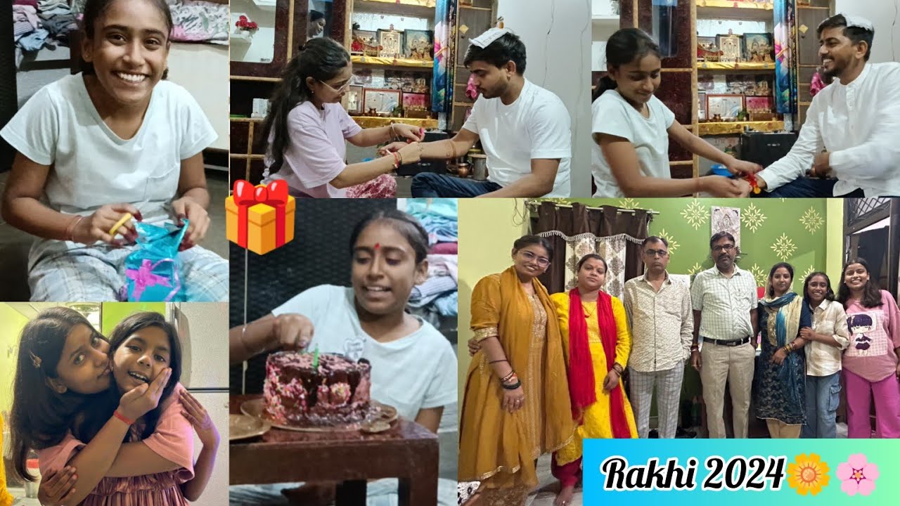 रक्षाबंधन और अनन्या का बर्थडे एक ही दिन || Rakhi 2024🌼🌸#rakhivlog# ...