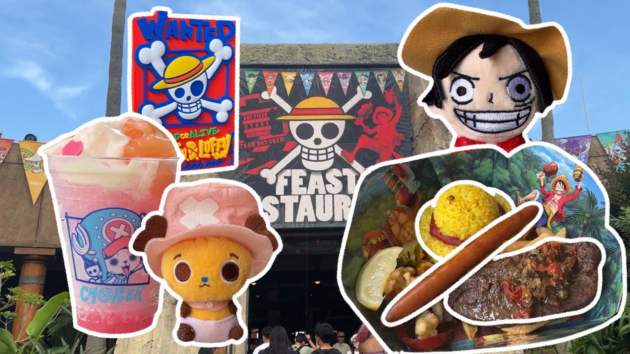 eating every one piece meal at universal studios osaka ♡ japan vlog ...