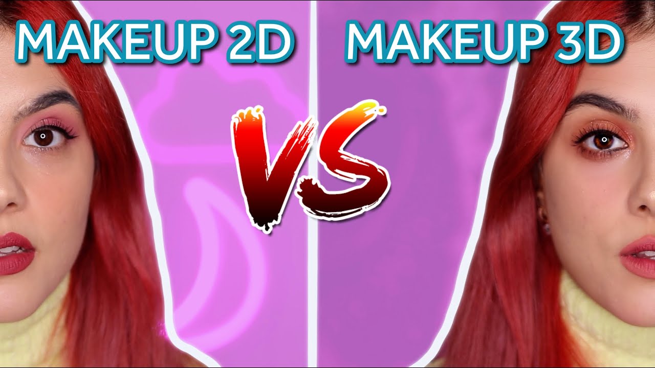 MAKEUP 2D VS MAKEUP 3D - quale tecnica è la migliore? - YouTube