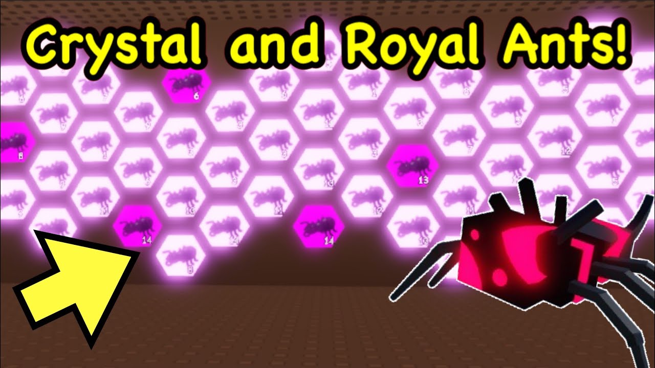 I Unlocked a Colony of CRYSTAL and ROYAL ANTS in Roblox ANTS (Part 2 ...