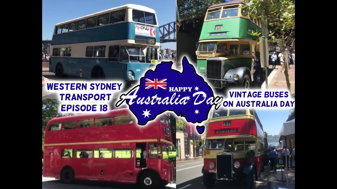 Western Sydney Transport Ep 18: Australia Day Vintage Buses Sydney ...