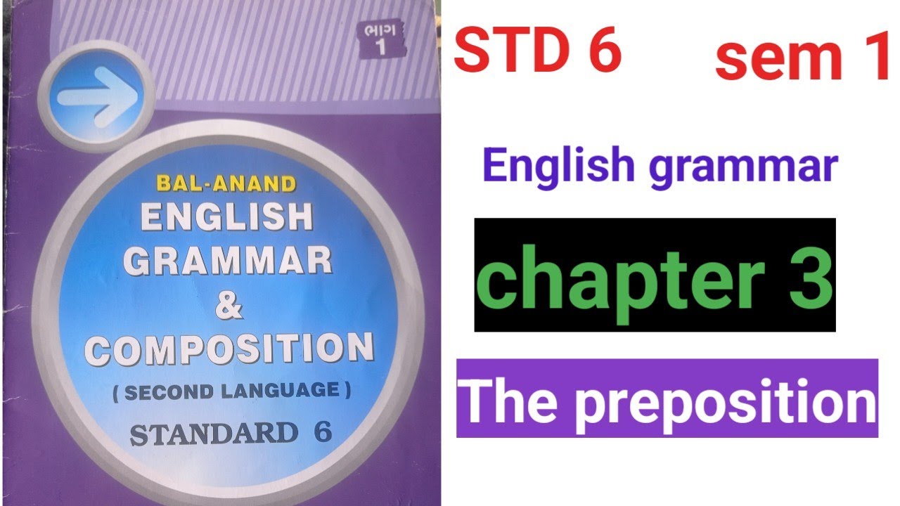 STD 6 English grammar ch 3 The preposition|STD 6 English grammar ...