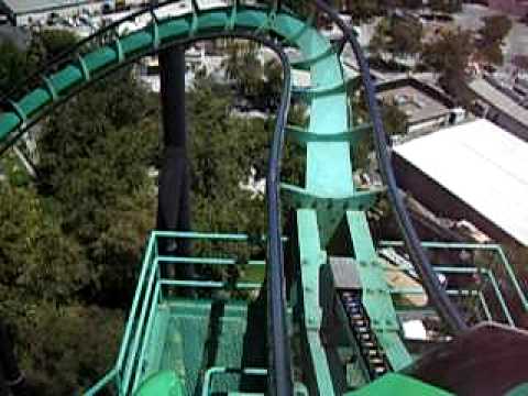 Riddler's Revenge POV Front Seat - YouTube
