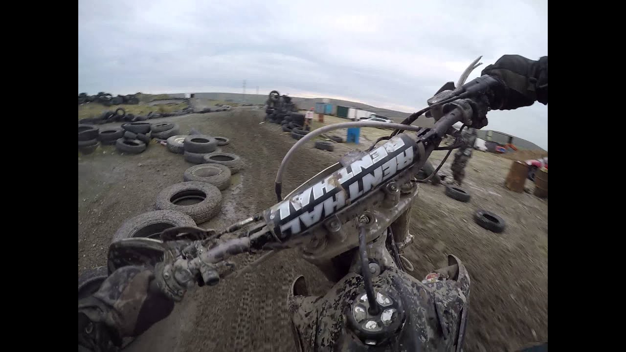Cowm Quarry Pit bike Track - YouTube