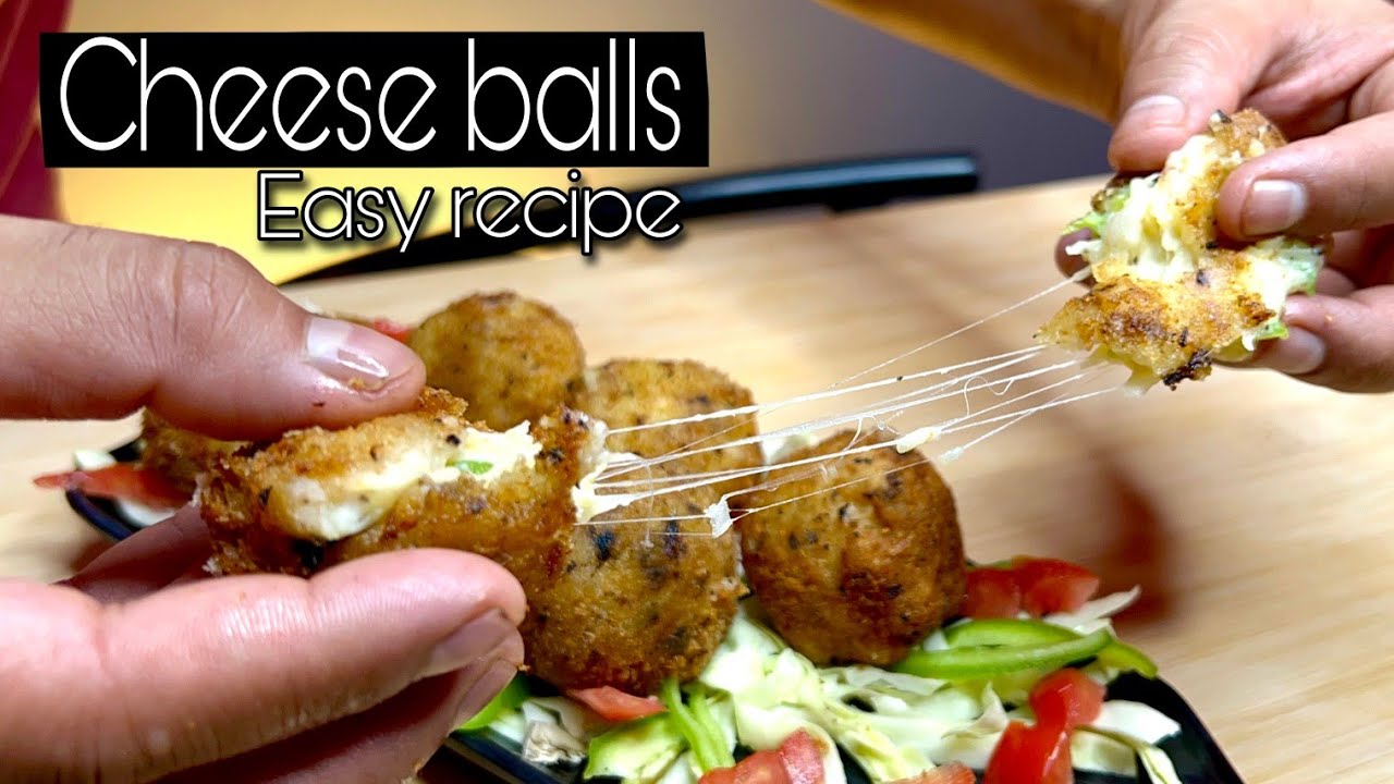 Cheese balls | cheesy balls | cheese pull | easy recipe | street food # ...