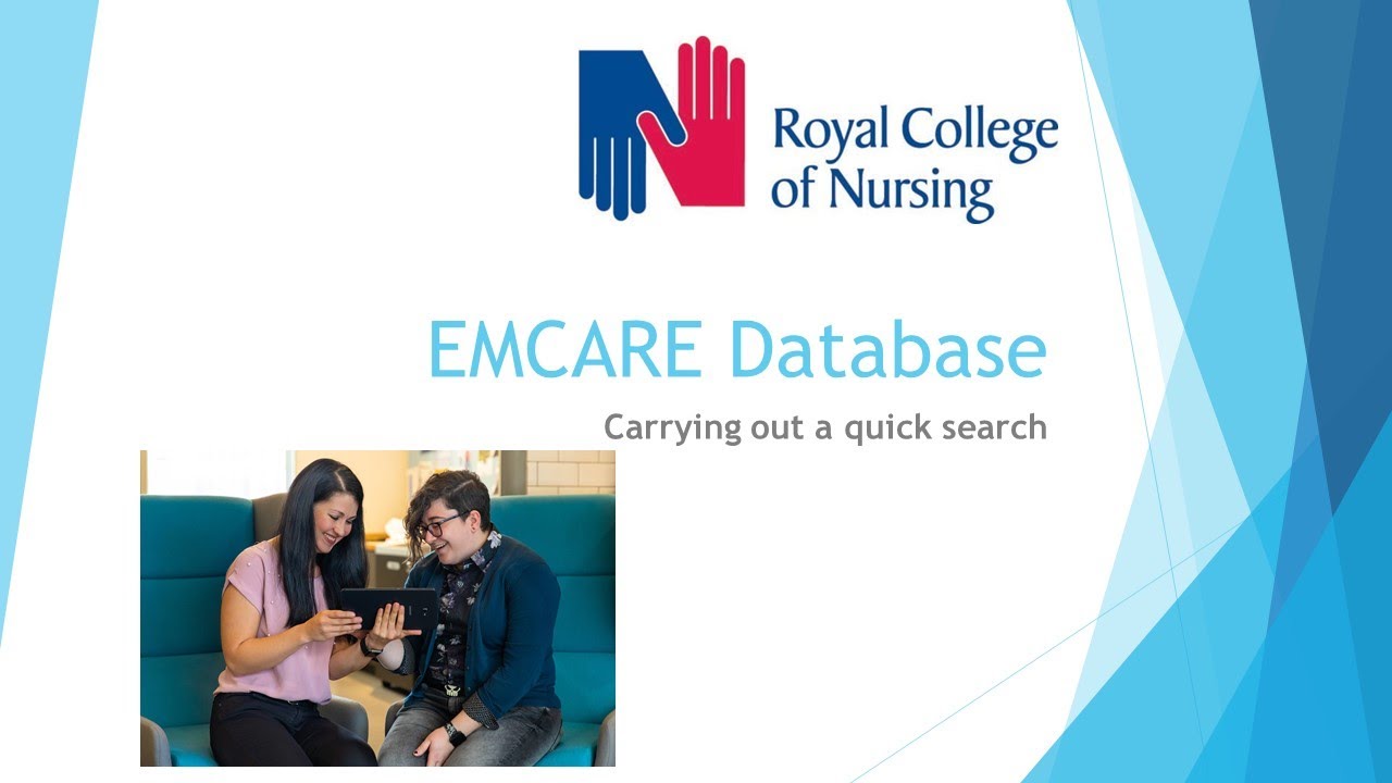 Emcare database: carrying out a quick search - YouTube