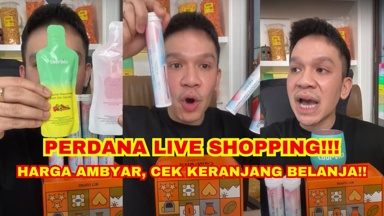 PERDANA LIVE SHOPPING!! - YouTube