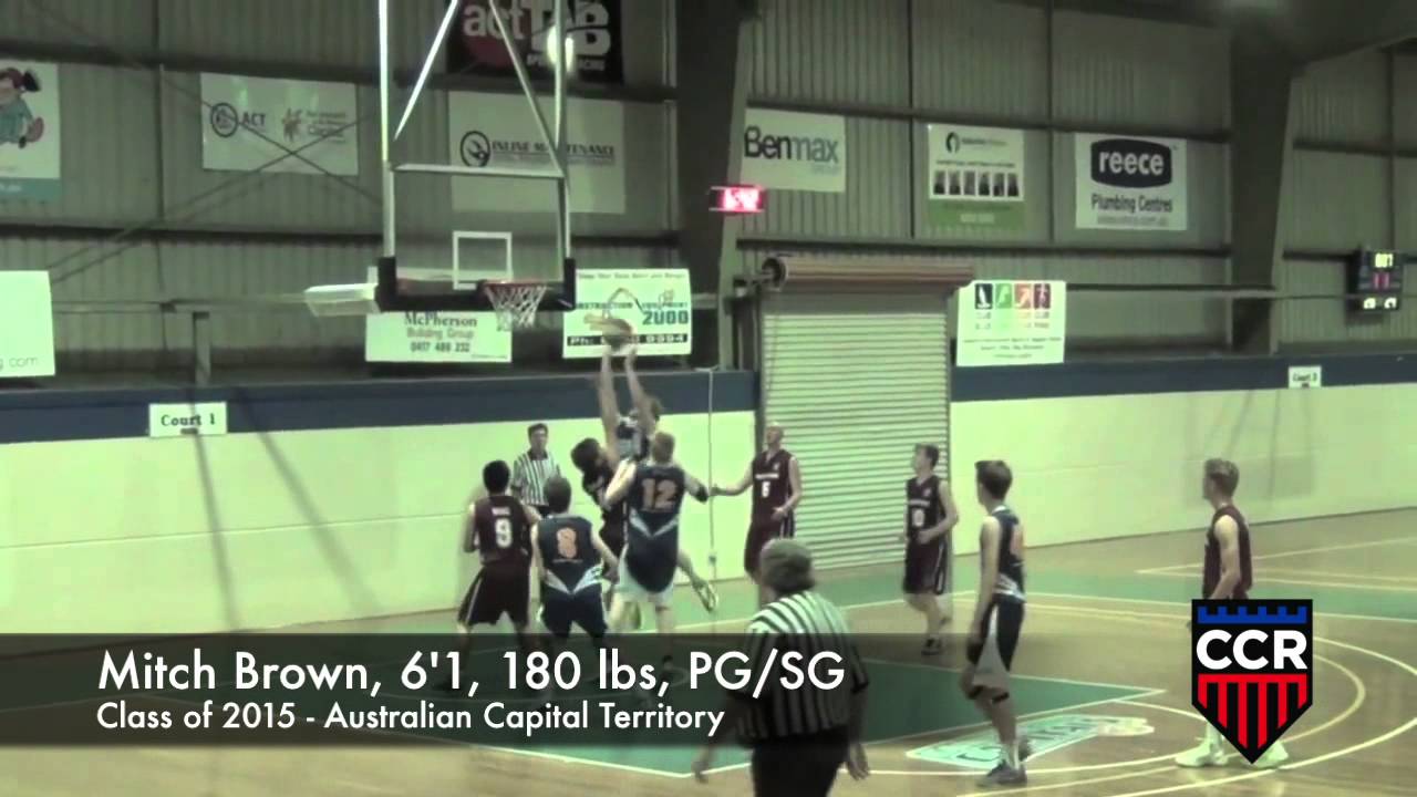 Mitch Brown, 6'1, 180 lbs, PG/SG, 2015 (Canberra, Australia) - YouTube