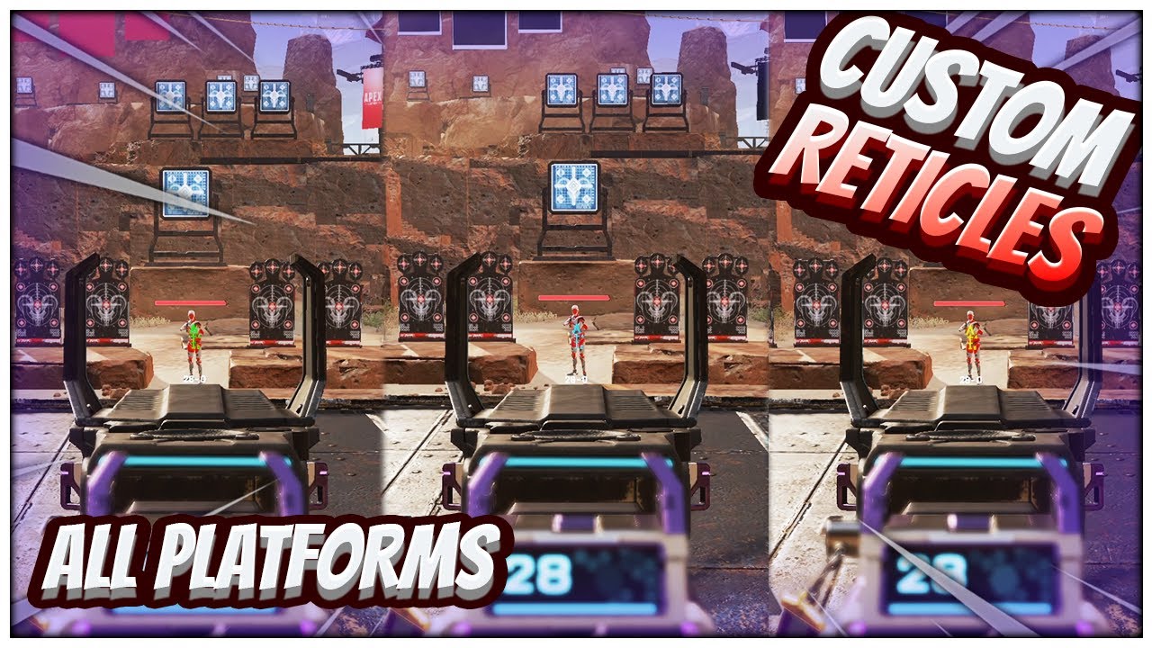 The BEST CUSTOM RECTICLE COLORS for ALL PLATFORMS in Apex Legends - YouTube