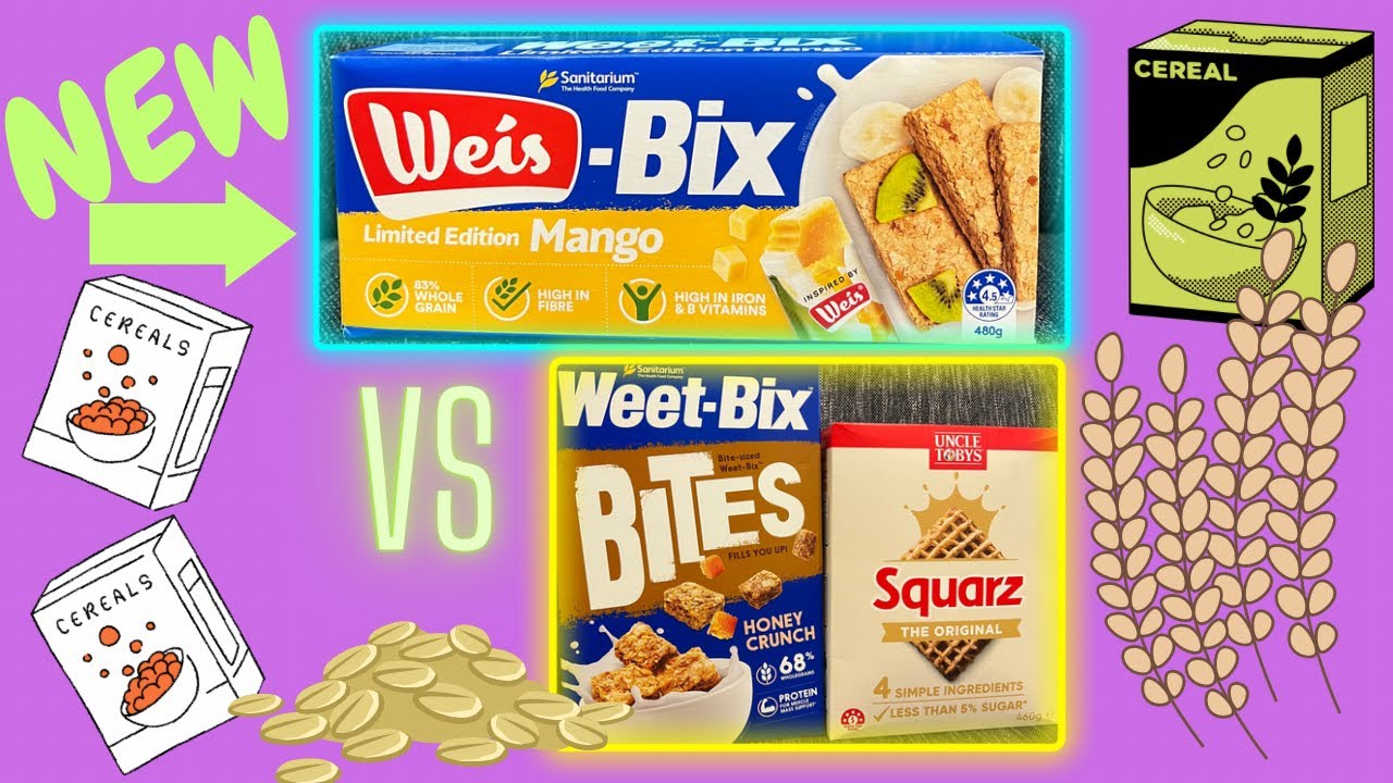 Cereal Special: NEW Limited Edition Weis-Bix 🇦🇺 vs. Squarz 🇬🇧 vs. Weet ...