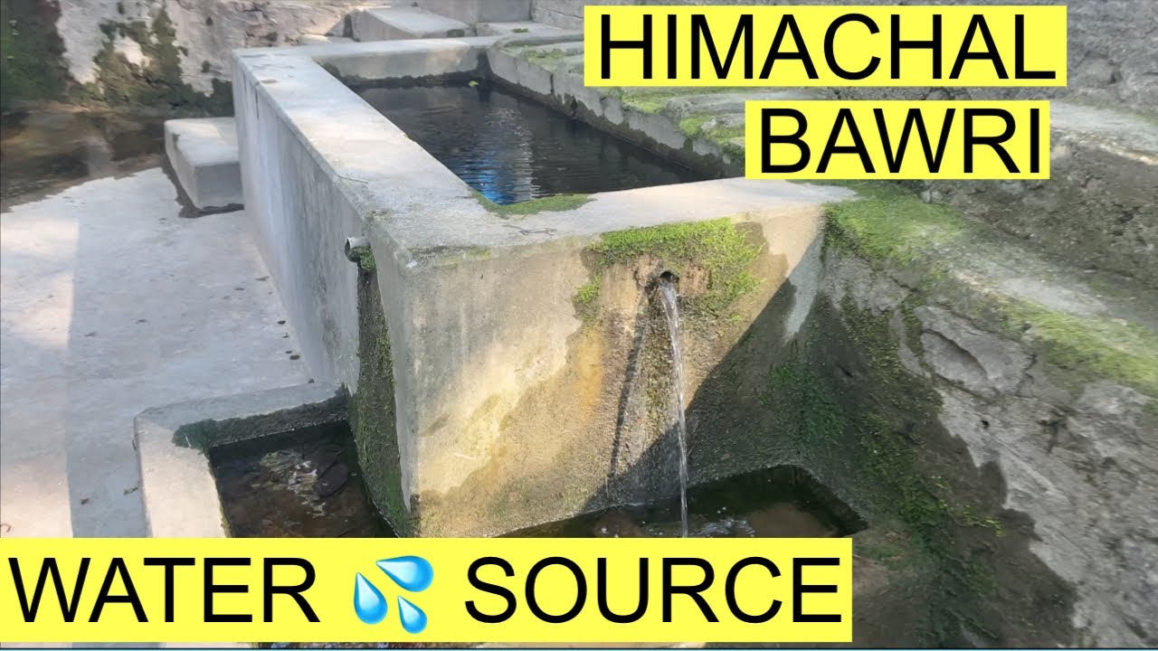 Home Stay Water Source in Himachal Mountain / Bawri / Village Life ...