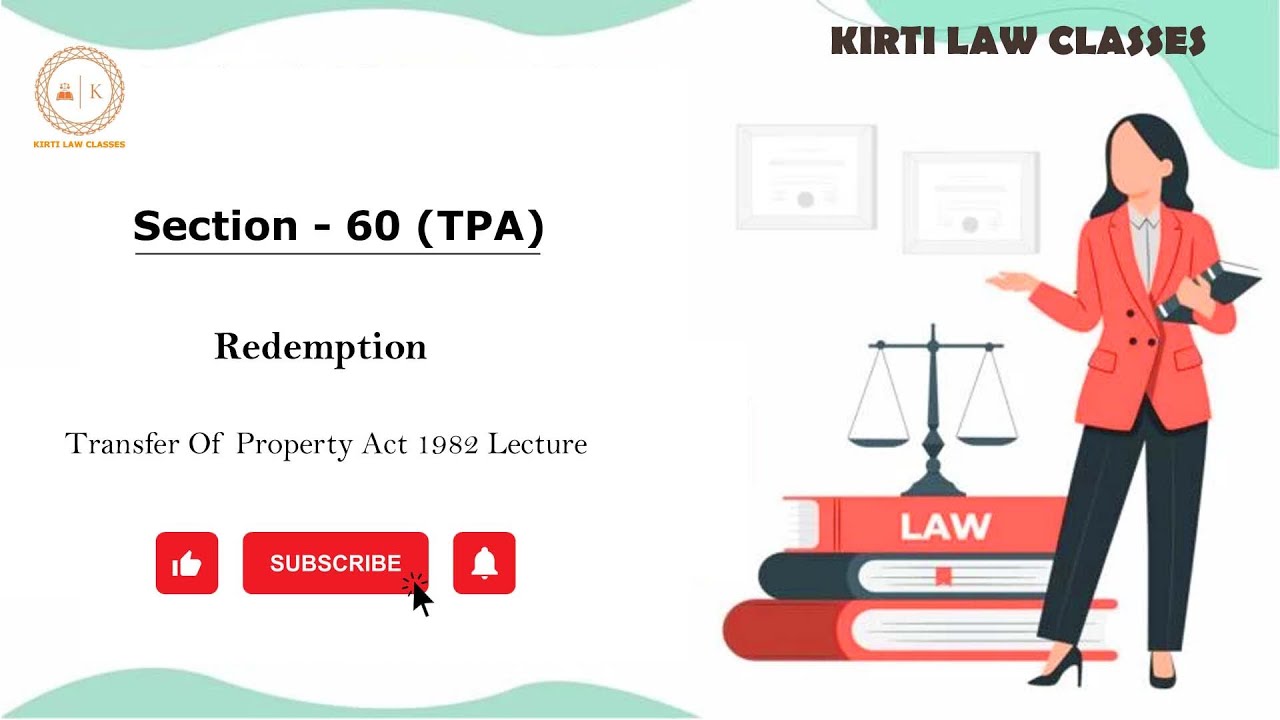 Redemption of Mortgage Transfer Of Property Act 1982 | Clog on ...