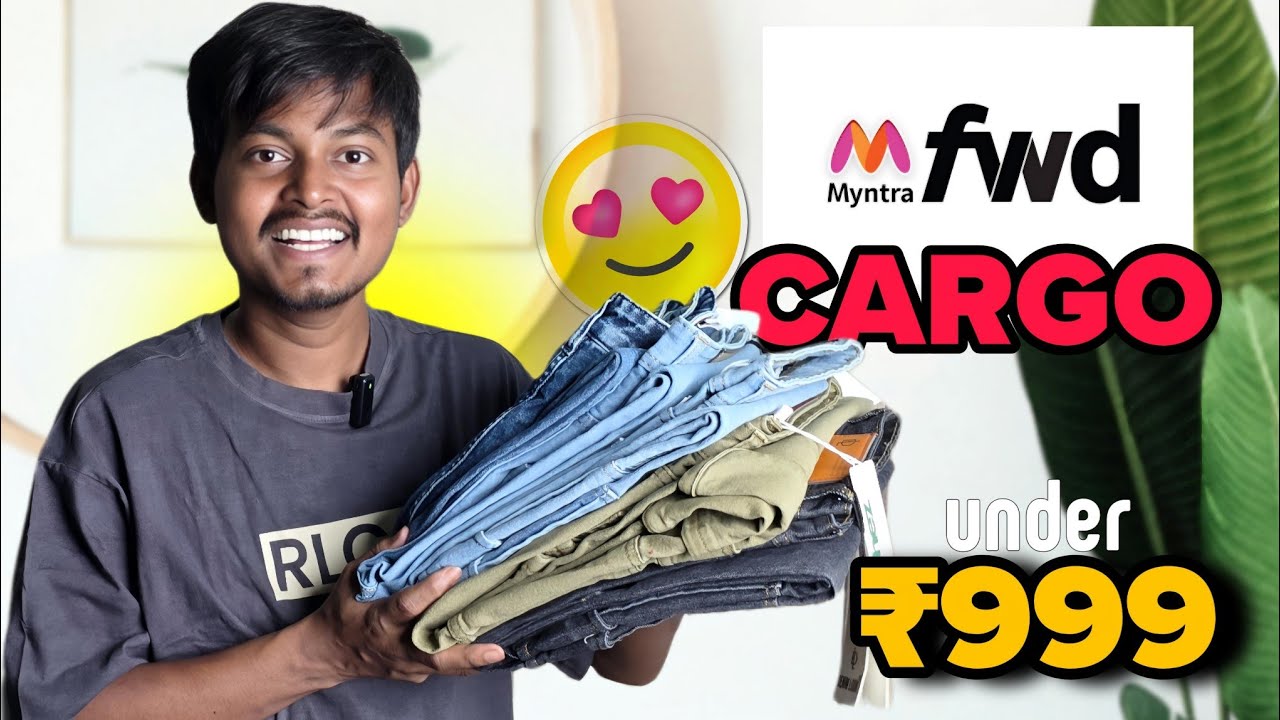 Myntra FWD | Best MEN CARGO Jeans under ₹1000 - YouTube