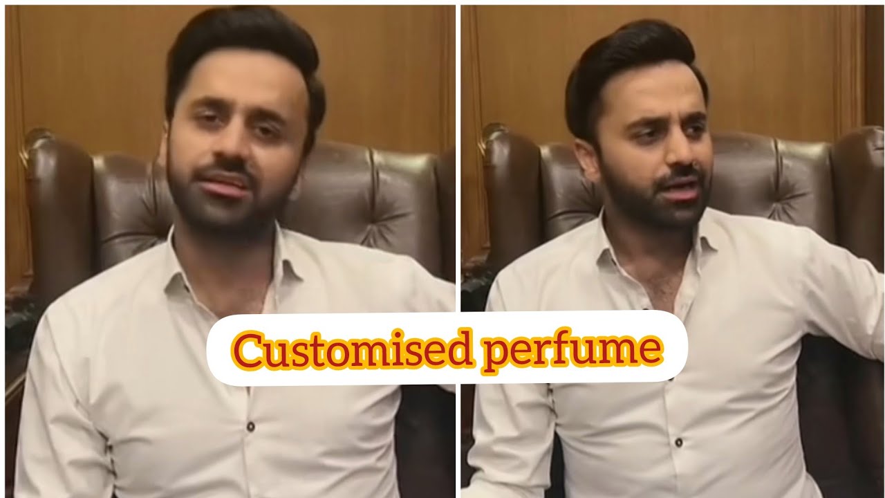 Waseem Badami launch customized perfume - YouTube