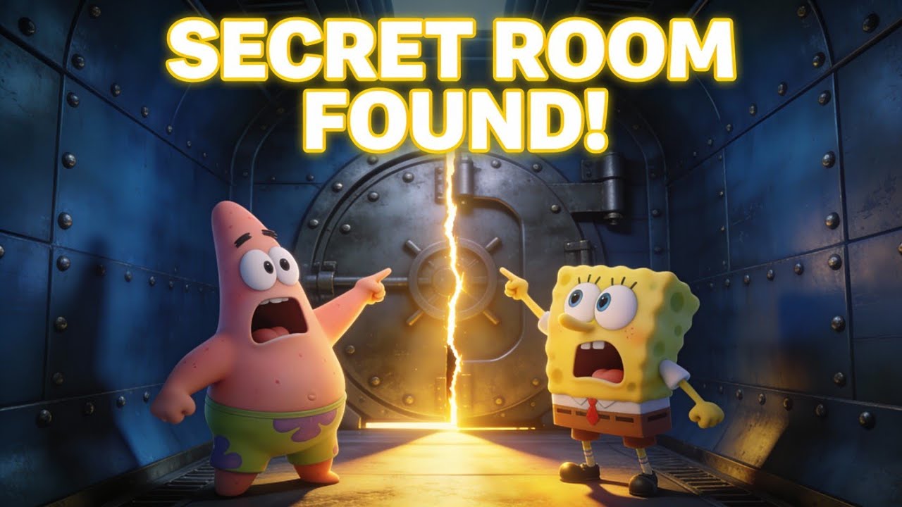 SpongeBob Found a SECRET Room! 😱 (DO NOT TOUCH) Cartooncutclip - YouTube