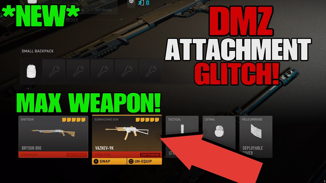 *NEW* GAME BRAKING SOLO DMZ GLITCH! ATTACHMENT GLITCH! *INSTANT MAX ...