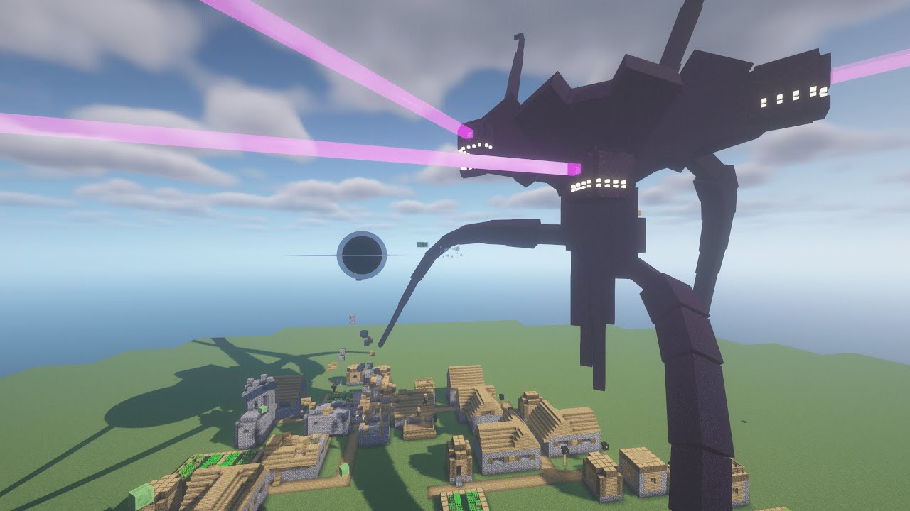Minecraft Wither Storm VS Black Hole (Mod) - YouTube