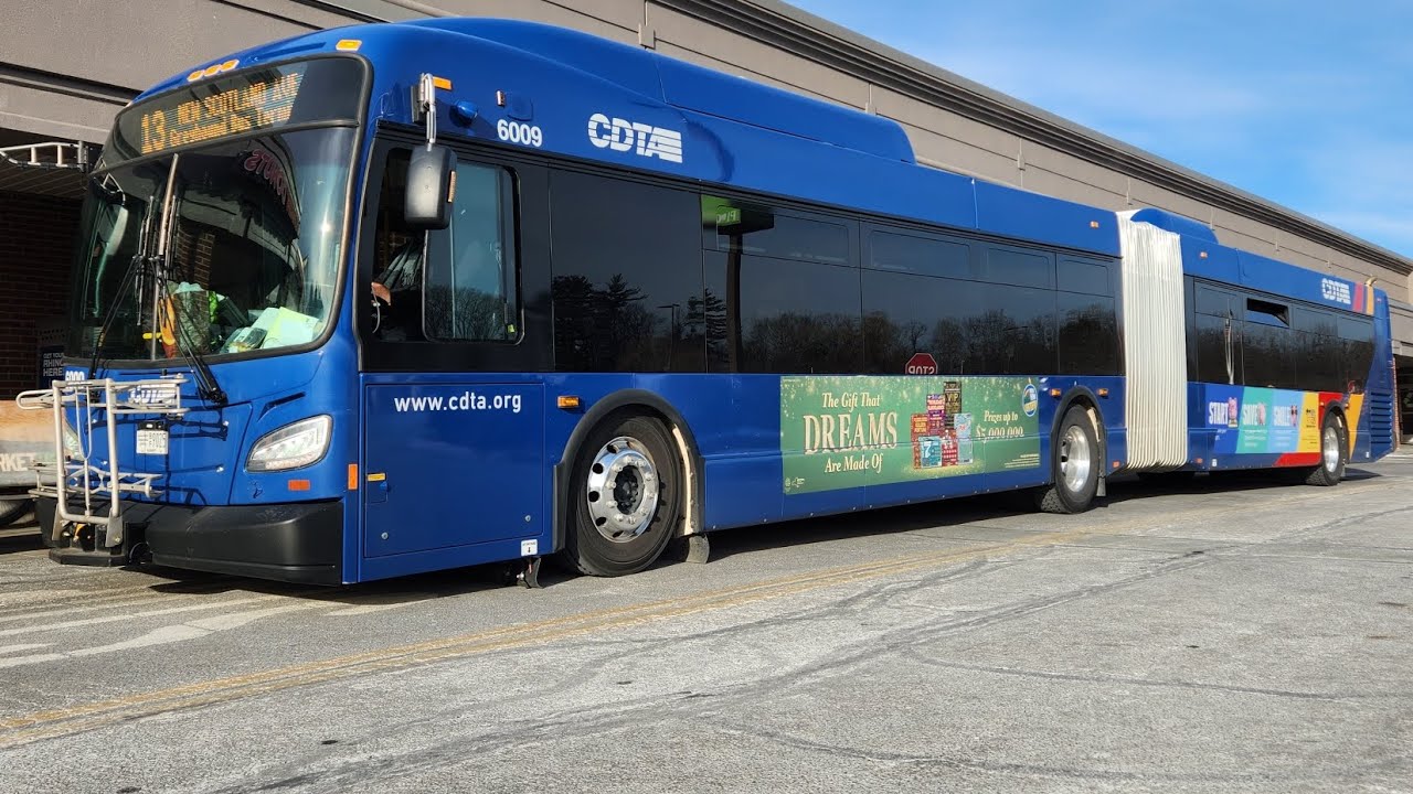 Cdta new flyer XD60 hauling ass on route 13! - YouTube