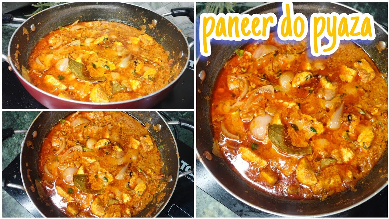 PANEER DO PYAZA RECEPIE l PANEER DO PYAZA DHABA STYLE l पनीर दो प्याजा ...