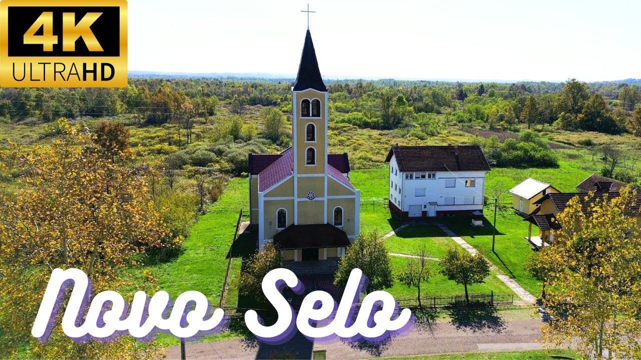 Novo Selo (Bos. Brod) | Jesen 2024. | Snimka iz zraka / dron video (4K ...