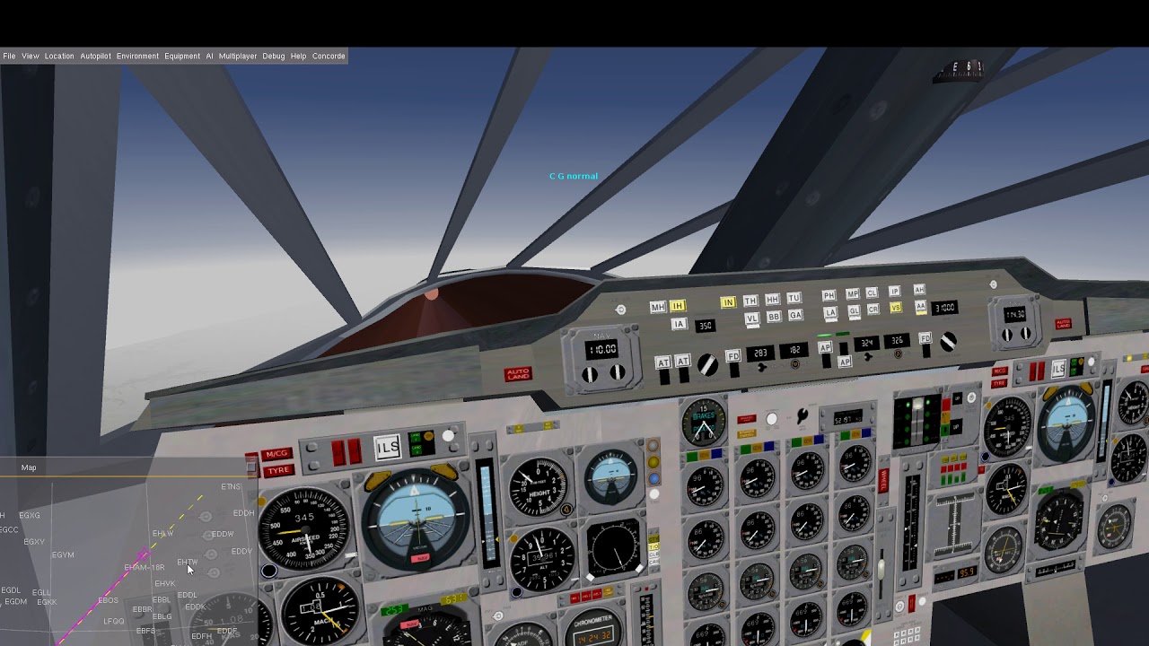 Flightgear Concorde Tutorial - Part 2/2 - YouTube