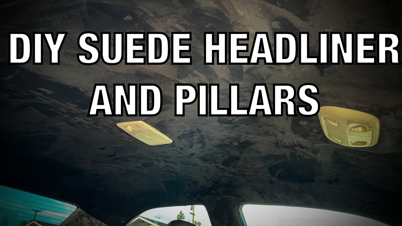 Custom DIY Suede Headliner for the WRX - YouTube