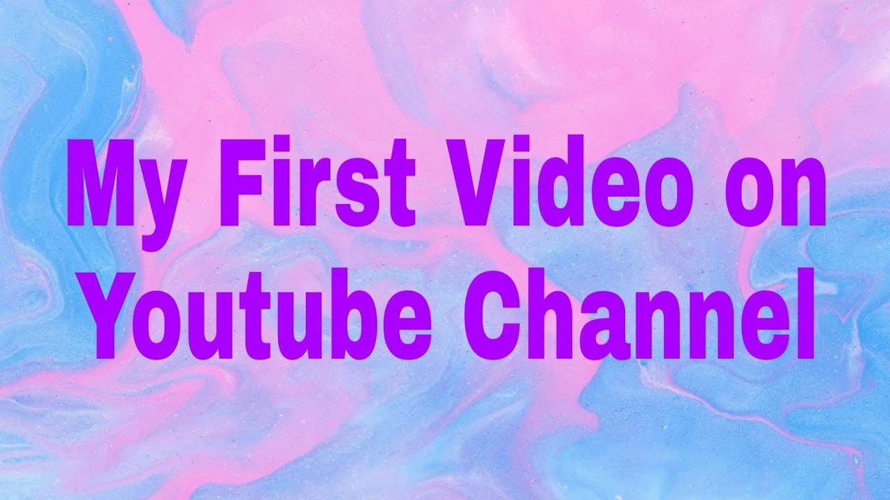 My Youtube First video||Please like my first youtube video - YouTube