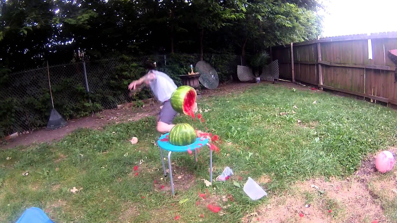 Exploding Watermelon Fail - YouTube