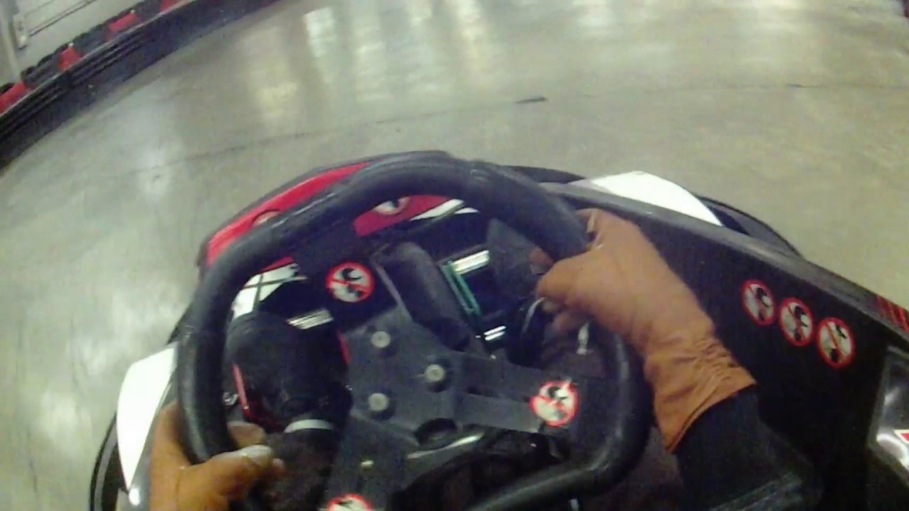 go karting at fast track langley!!!! & CRASH - YouTube