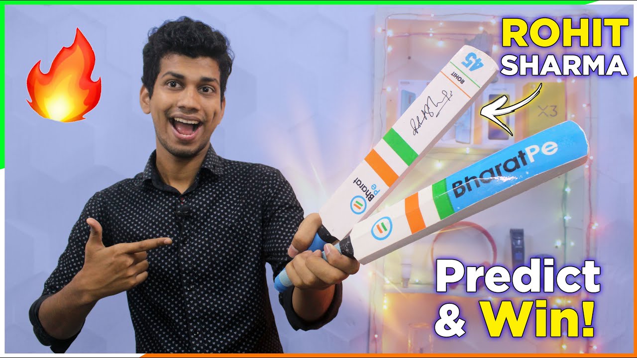 ⚡⚡ Predict & Win Autographed Merchandise 🔥🔥Rohit Sharma, Jasprit Bumrah ...