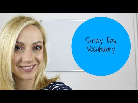 Snowy Day Vocabulary || Vokabualar za snežne dane - YouTube