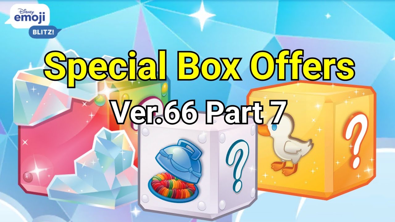 (Part 7) V66 Special Box Offers (Dec.22-27) - Disney Emoji Blitz - YouTube