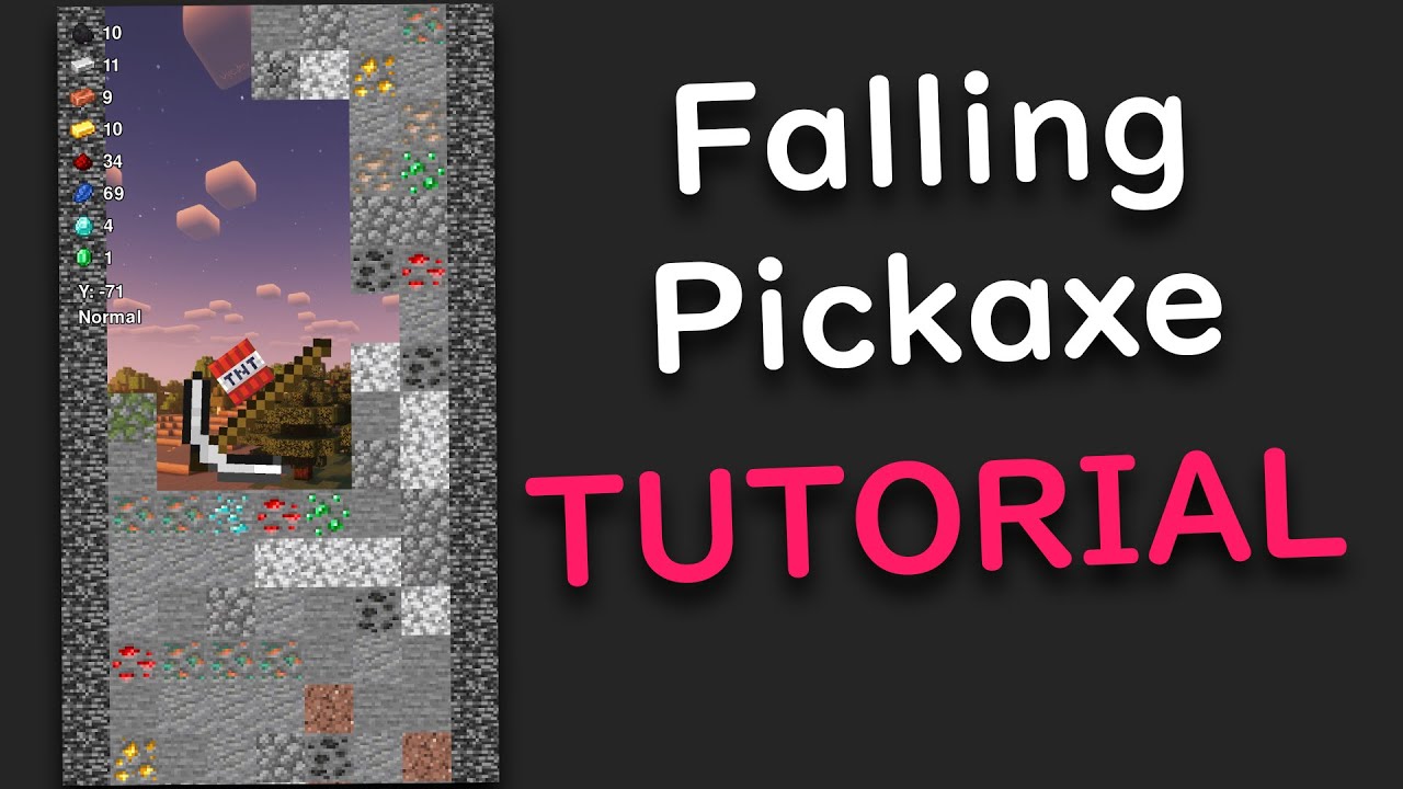 Falling Pickaxe Setup Tutorial - YouTube