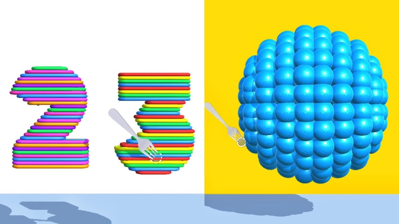 Rubber Cut! Very satisfying and relaxing ASMR slicing game - YouTube