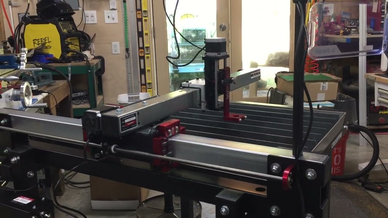 Crossfire Plasma Table (break in) - YouTube