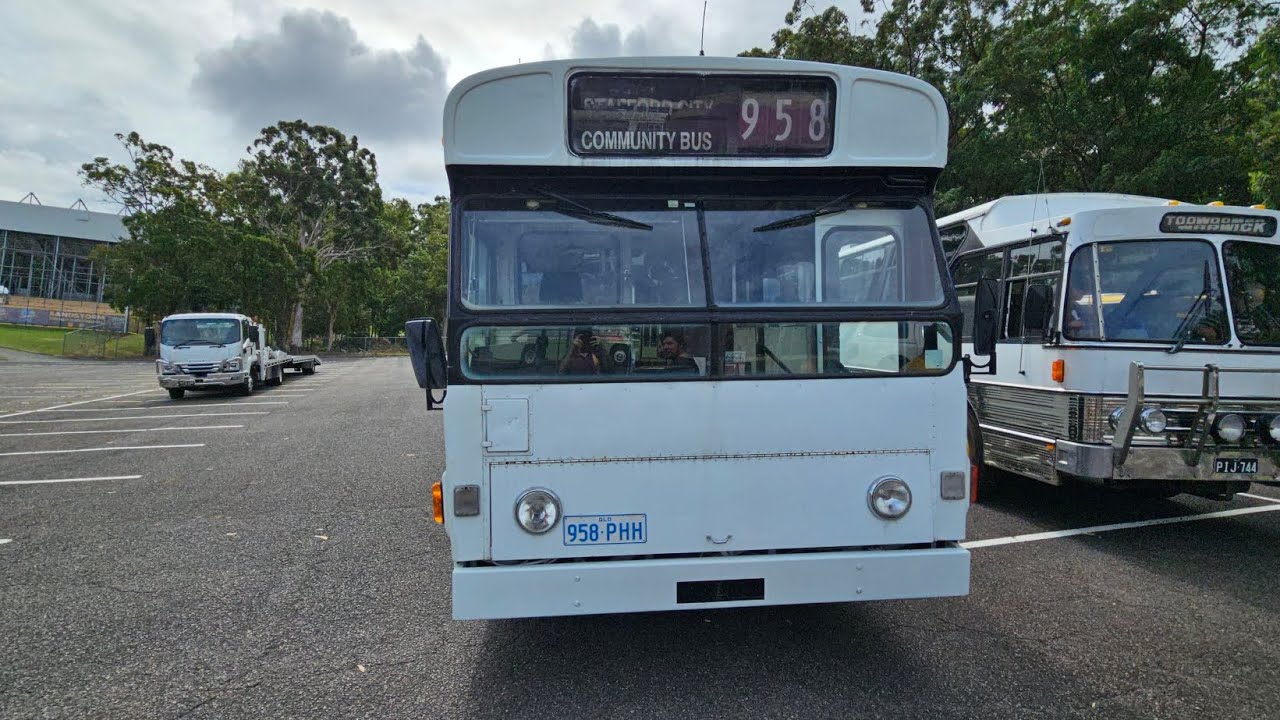 Onboard ex Brisbane Transport bus 958 MAN SL200 [Denning Series 2 ...